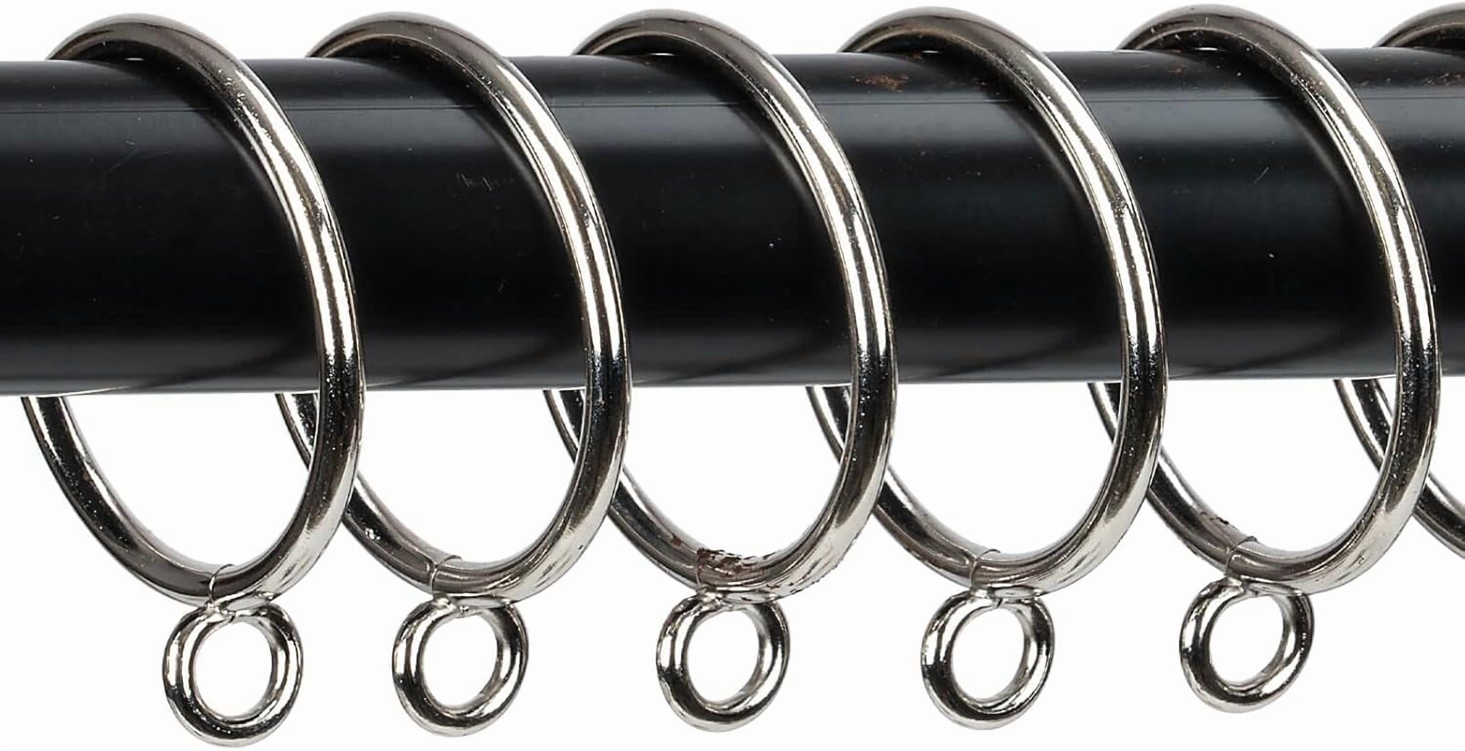 Curtain Rings with Eyelets Metal Eyelet Drapery Inner Diameter 1.5Inch ...