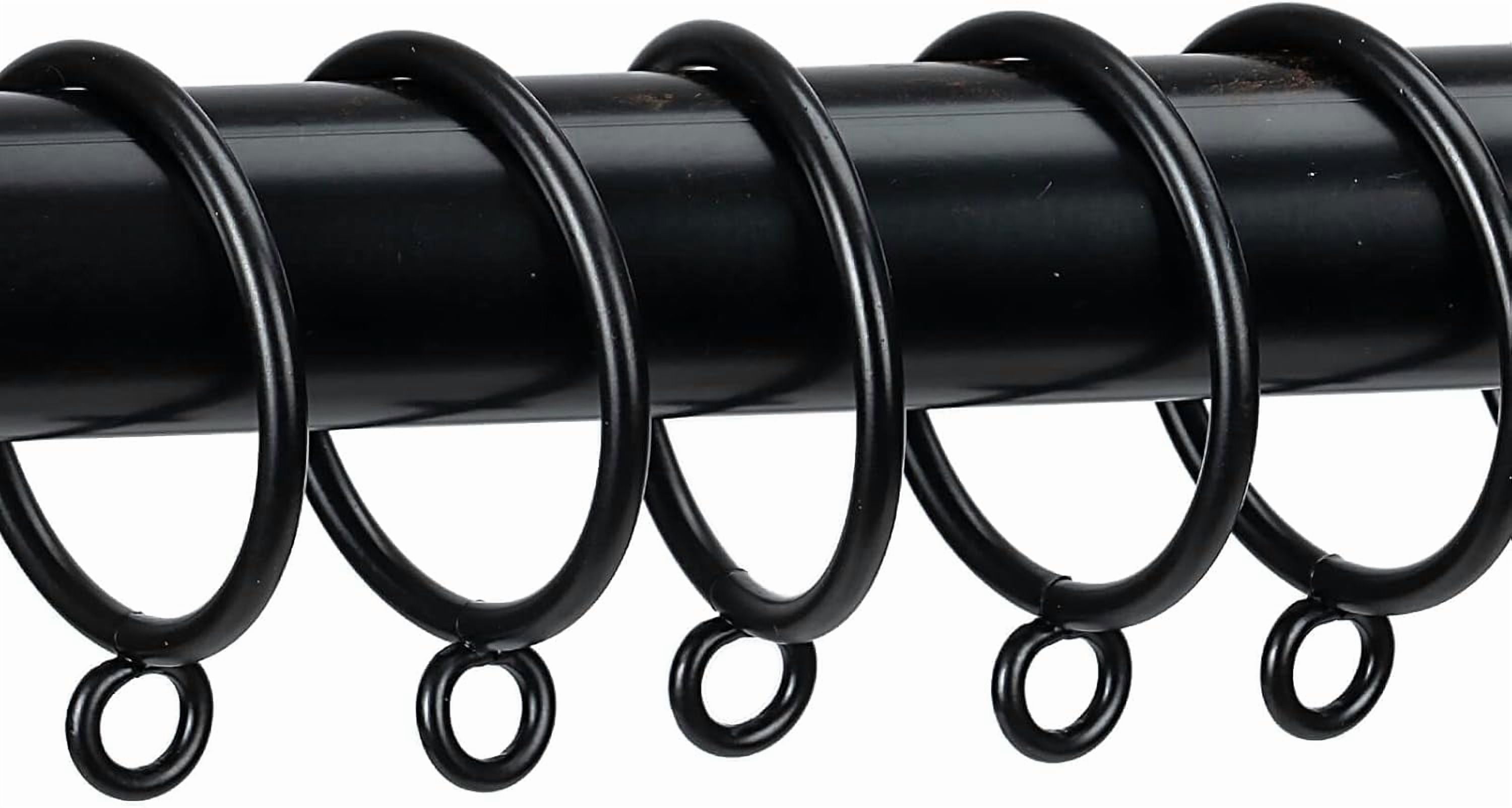 Curtain Rings with Eyelets Metal Eyelet Drapery Rings Inner Diameter 1 ...