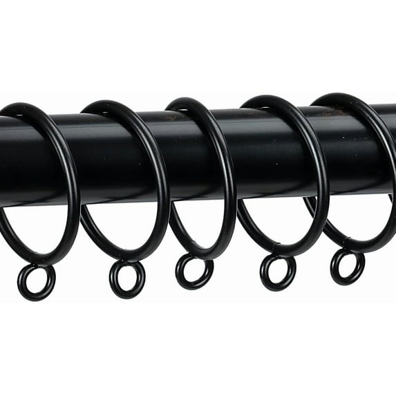 Curtain Rings with Eyelets Metal Eyelet Drapery Rings Inner Diameter 1 ...