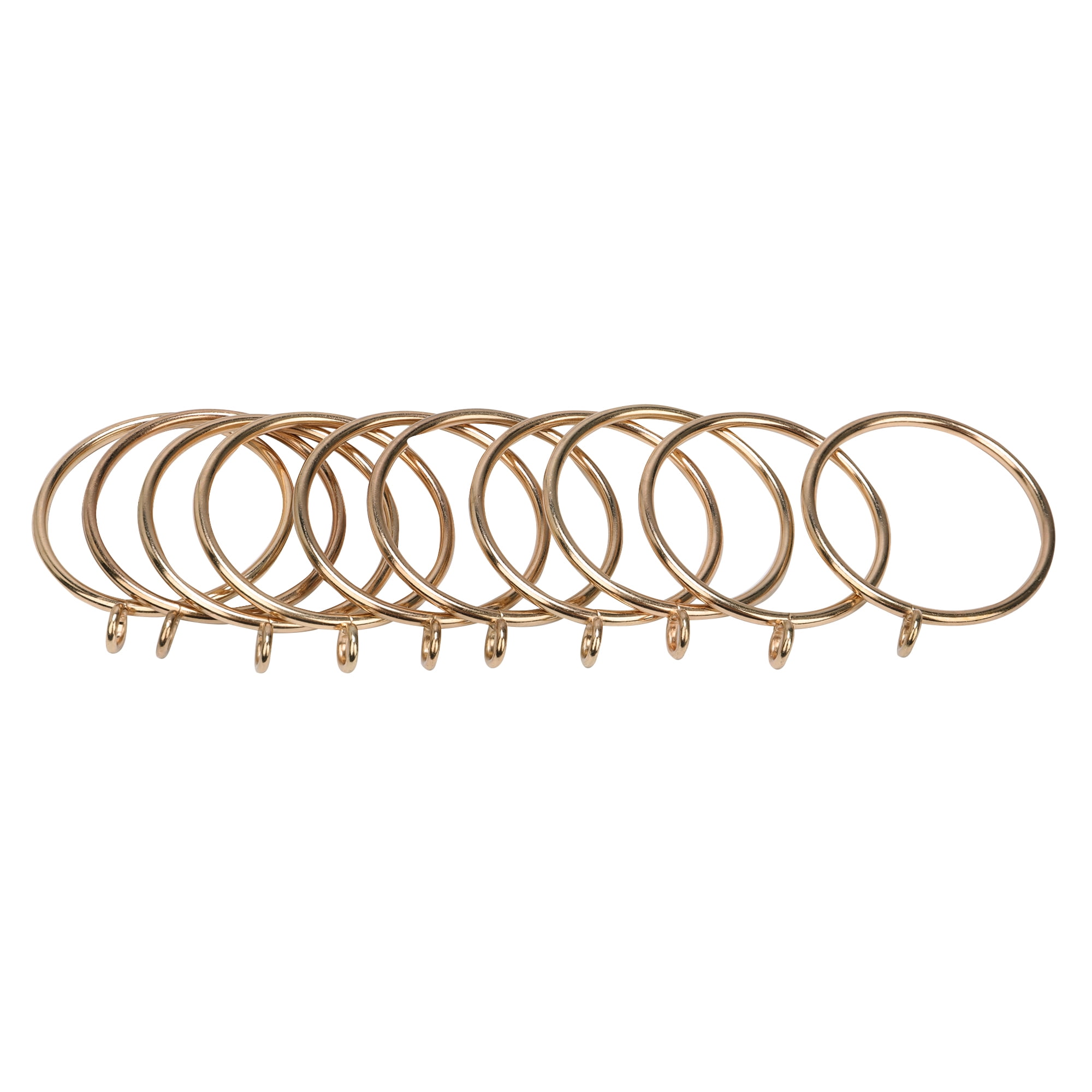 Curtain Rings with Eyelets, Metal Eyelet Drapery Rings for Hanging ...