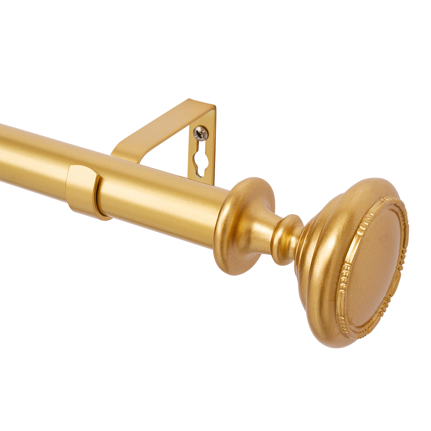 Smart Rods No Measuring Easy Install Adjustable Drapery Window Rod, 48 ...