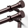 Curtain Rod 2 Pack 32-58 Inch, Heavy Duty 1 Inch Curtain Rod, Antique ...