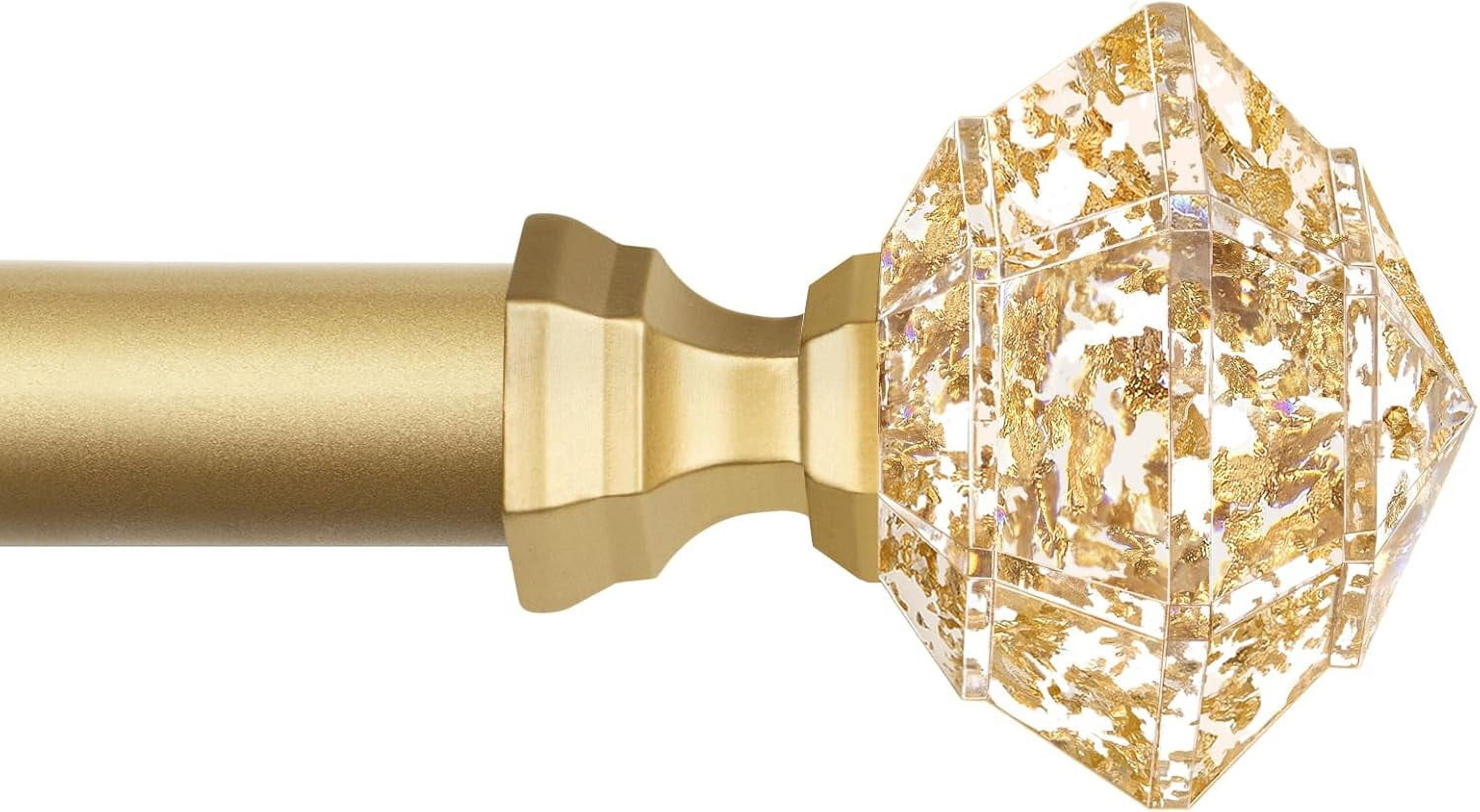 Curtain Rod 32 to 58 Inch(2.6 to 4.8 ft), Splicing Adjustable 3/4 ...