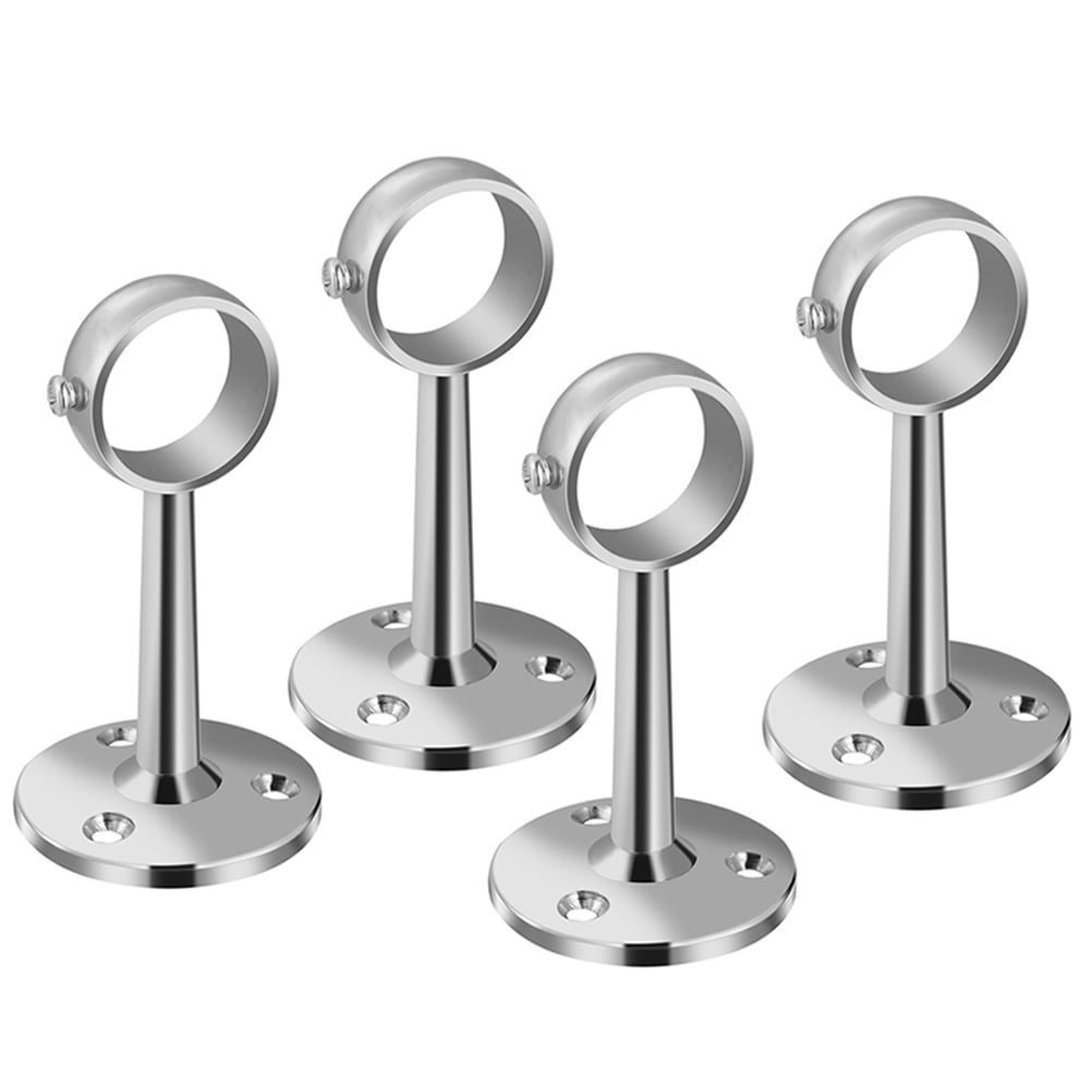 Curtain Rod Bracket Closet Pole Socket Valance Brackets Bedroom Window ...