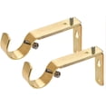Curtain Rod Bracket for 1 Or 1/8 Inch Rod, Metal Adjustable Holder ...