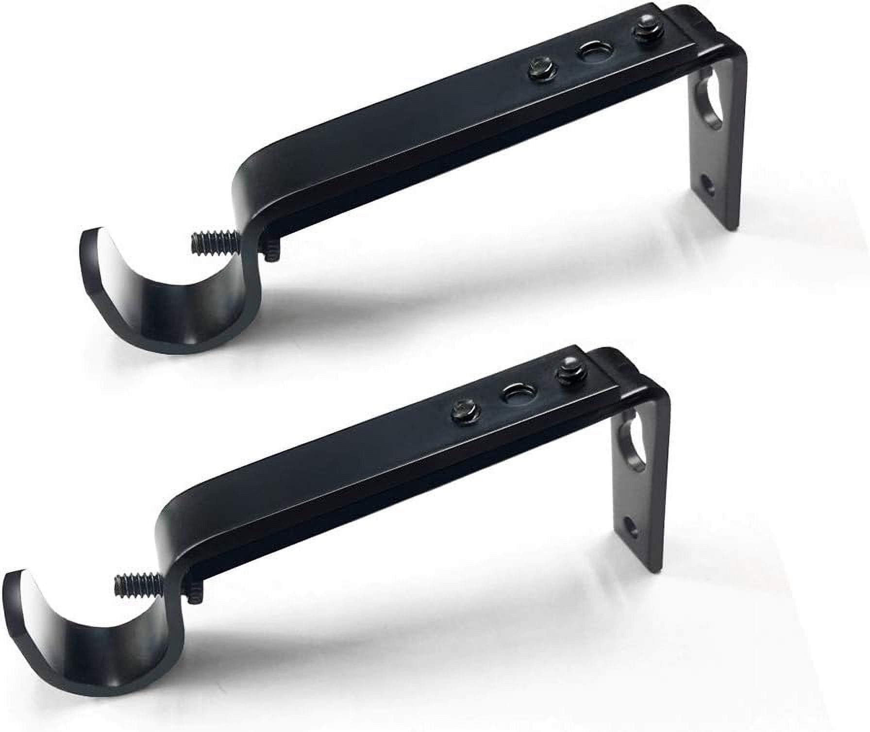 Curtain Rod Brackets Heavy Duty Drapery Hardware Adjustable Curtain Rod ...