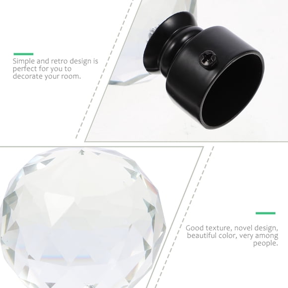 Curtain Rod Crystal Ball