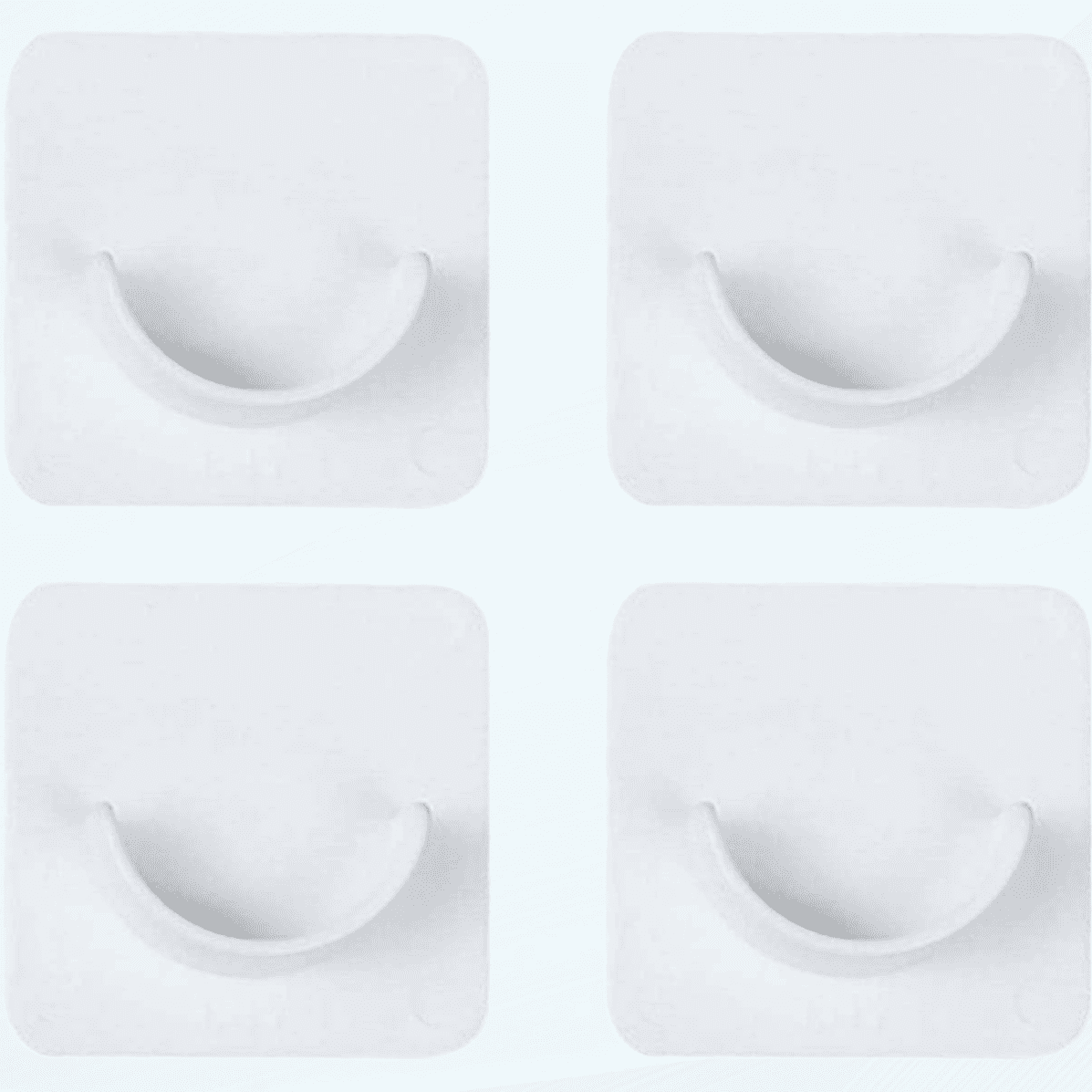 Curtain Rod Holder, 2pcs/4pcs U Shape Closet Rod Bracket, Plastic No ...