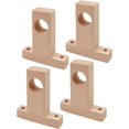 Curtain Rod Holders,Unfinished Wooden Holder Brackets,Inner Hole ...
