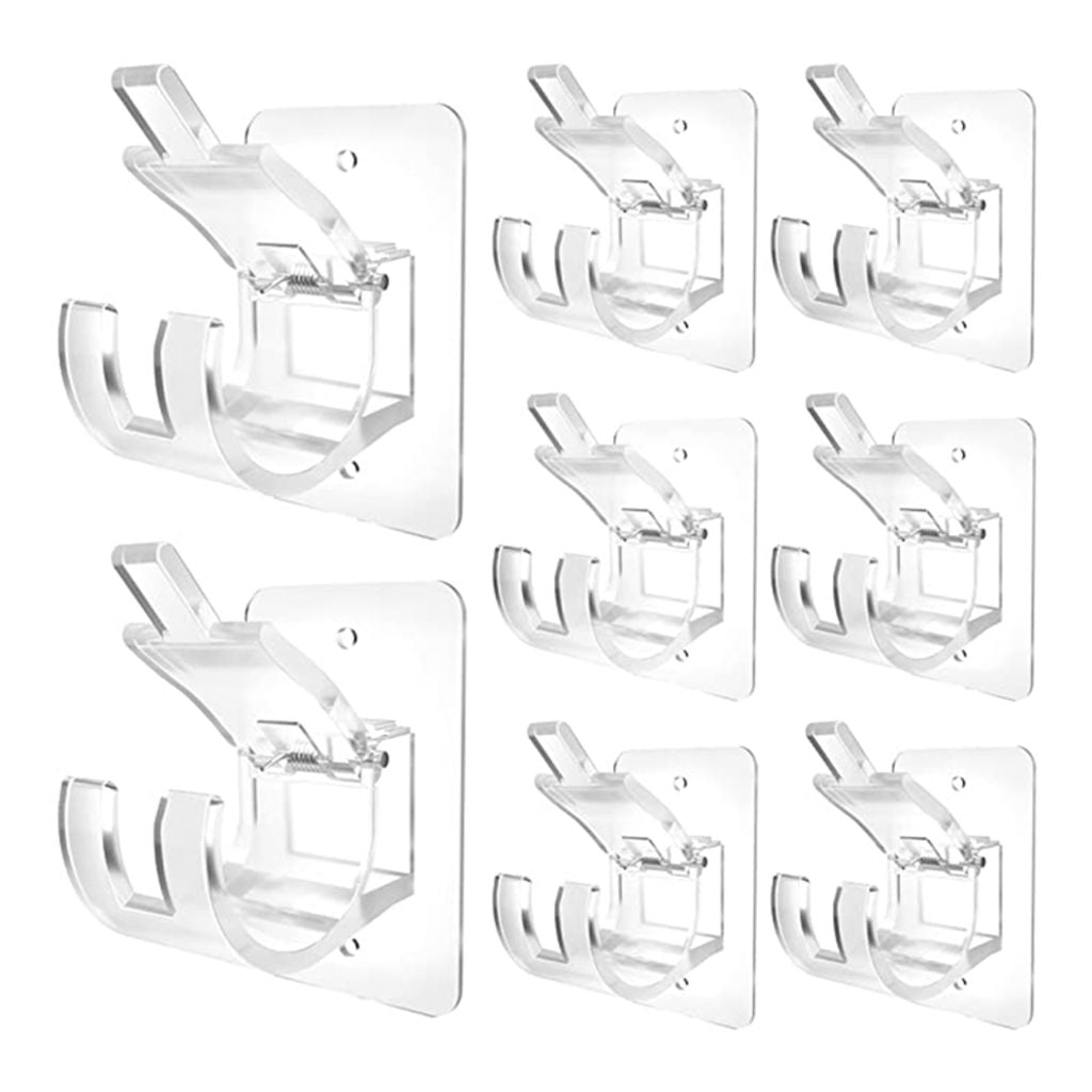 Curtain Rod Support for Various Rooms, Powerful Adhesive Self Adhesive ...