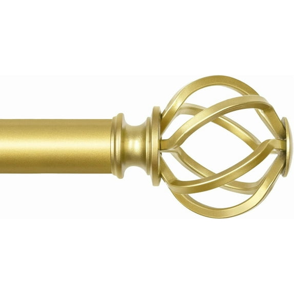 Curtain Rod for 66 to 120 Inch (5.5-10ft), 1 Inch Curtain Rods 32 to ...