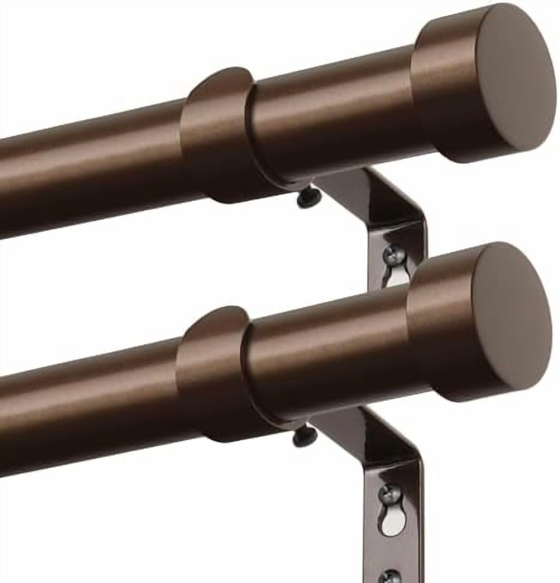 Curtain Rods 2 Pack, Heavy Duty Curtain Rods for Windows 28 to 48 Inch ...