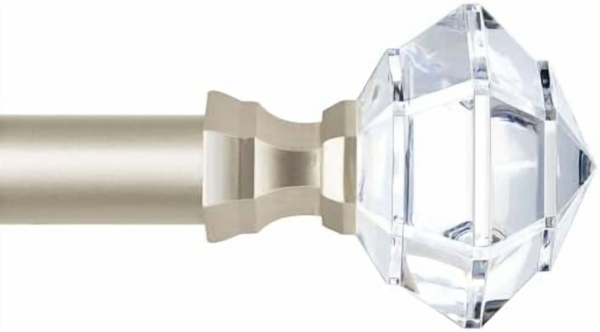 Curtain Rods 32 to 115 Inch(2.6-9.6ft), Telescoping Splicing 3/4 Single ...