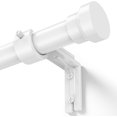 Curtain Rods 32-57 Inch, Heavy Duty 1 Inch Adjustable Curtain Rod for ...