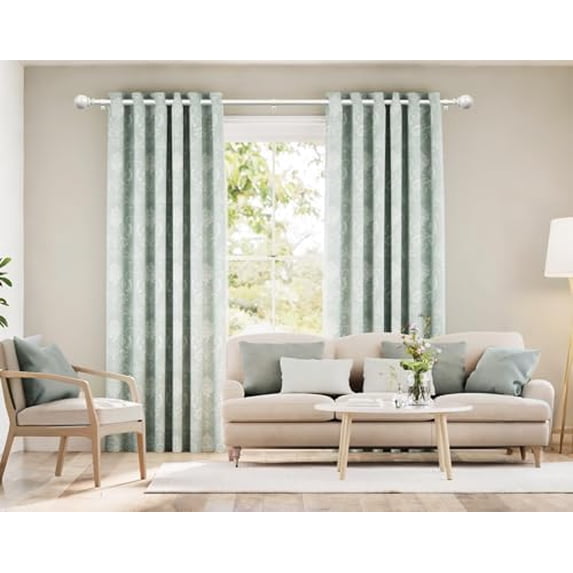 Curtain Rods 32 to 120 Inches (2.6-10ft), 7/8 Inch White Curtain Rods ...