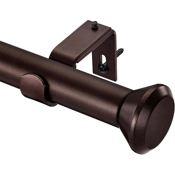 Curtain Rods - 48 to 84 Inch, Adjustable with Finials for , Room, Patio ...