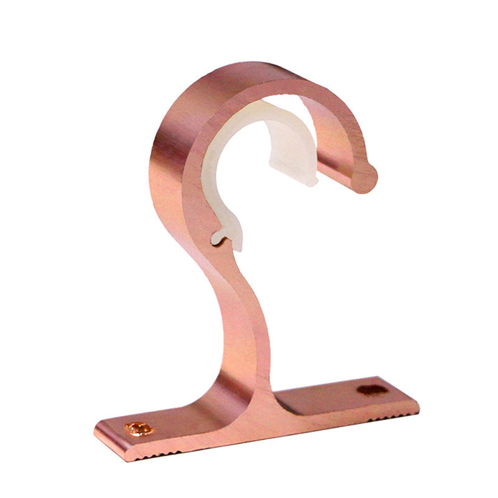 Curtain Rods Bracket Hanger Hook Rod Support Clamp Crossbar Fixing Clip ...