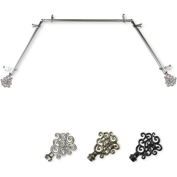 Curtain Rods & Hardware, Featuring A Versatile Telescoping Design for 3 ...