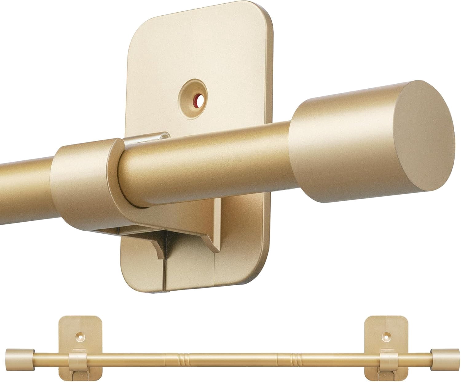 Curtain Rods No Drilling for Windows 28 to 36 Inch, 5/8" Adjustable ...