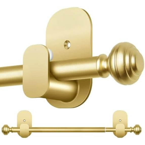 Curtain Rods No Drilling for Windows 32 to 58 Inches, 5/8 Inch Diameter ...