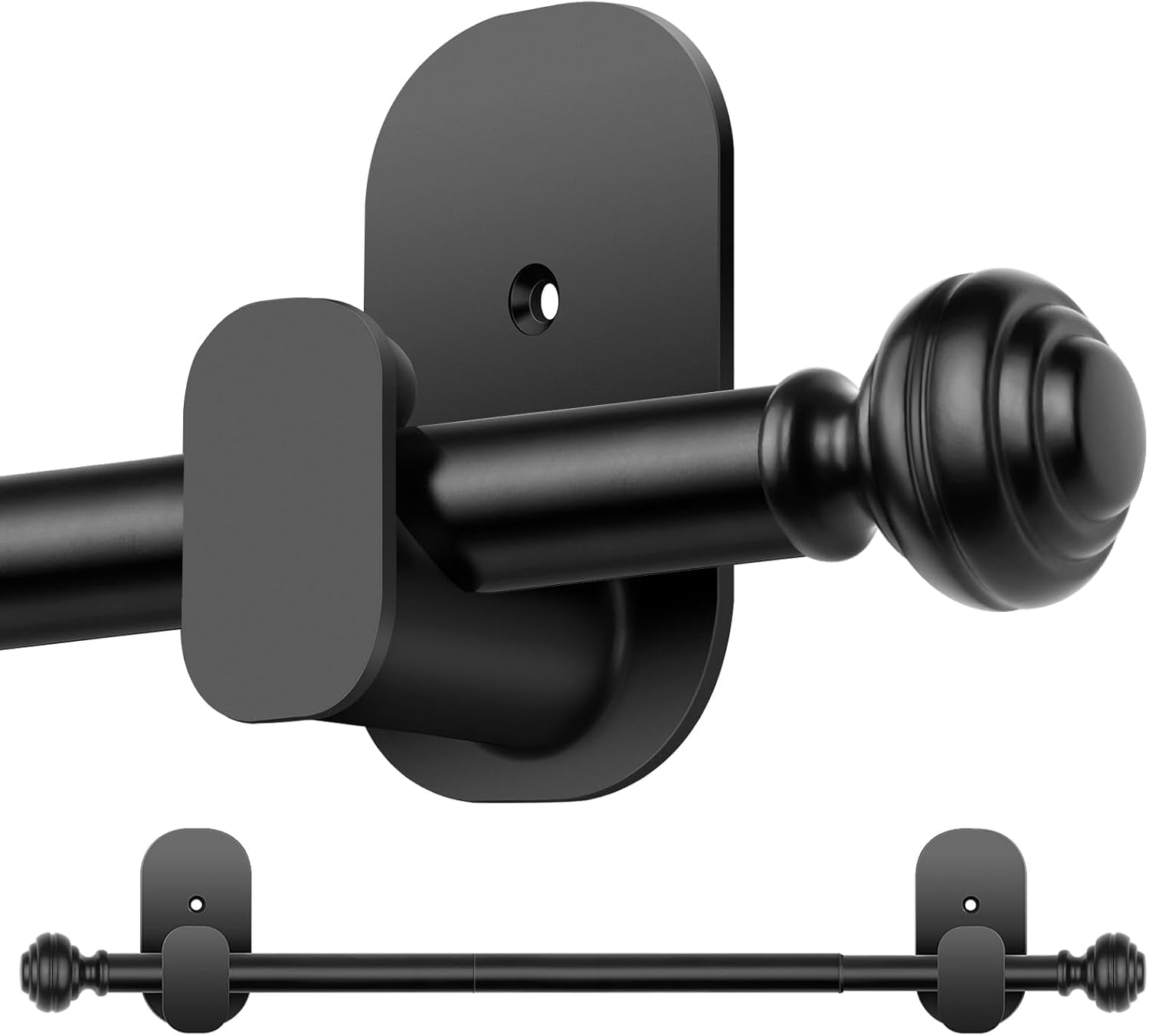 Curtain Rods No Drilling for Windows 32 to 86 Inches, 5/8 Inch ...