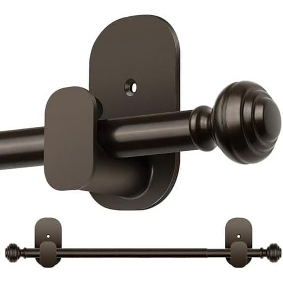 Curtain Rods No Drilling for Windows 32 to 86 Inches, 5/8 Inch Diameter ...