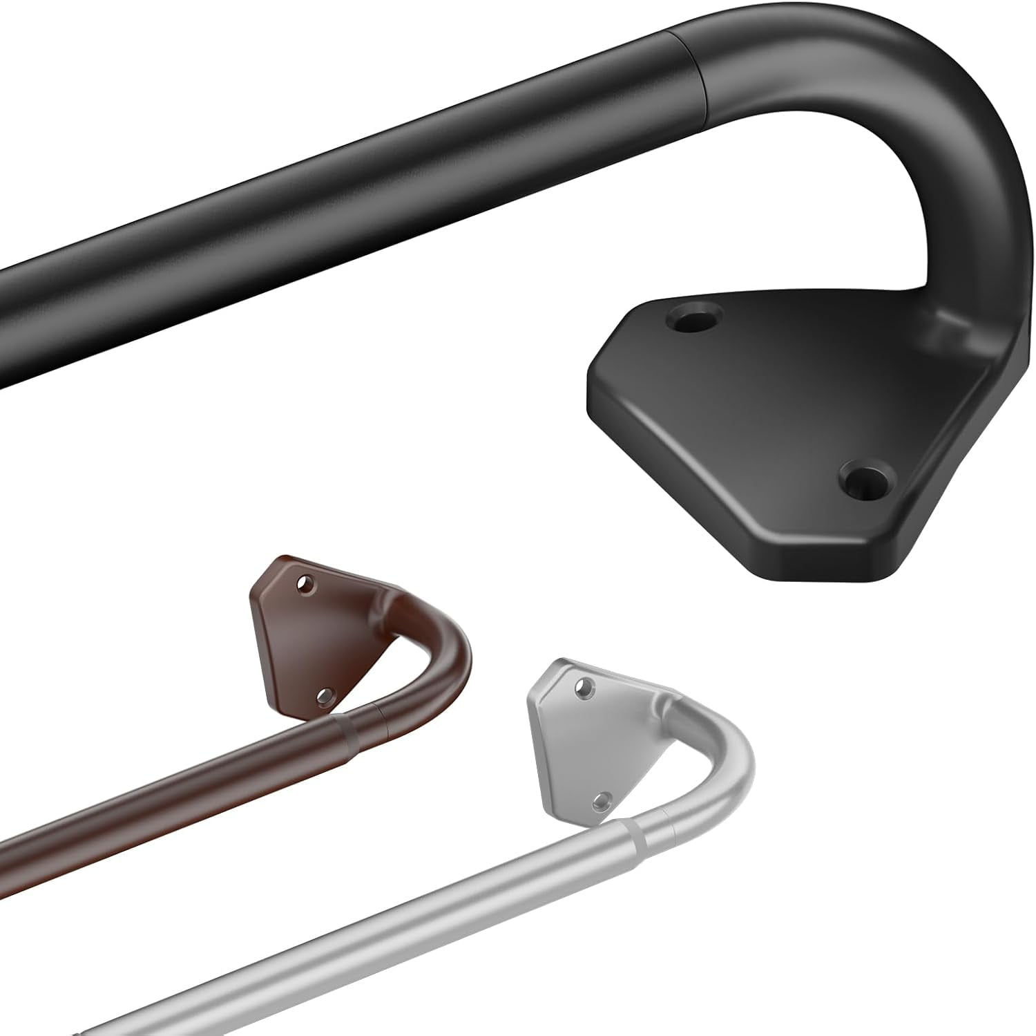 Curtain Rods, No Rust Adjustable Blackout Drapery Rods, 5/8 Inch ...