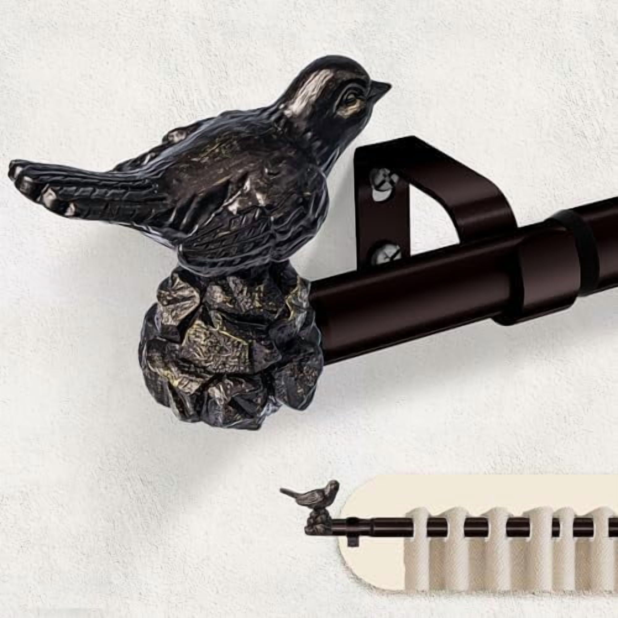 Curtain Rods for Window 36 to 144 Inches Vintage Bronze Curtain Rod ...