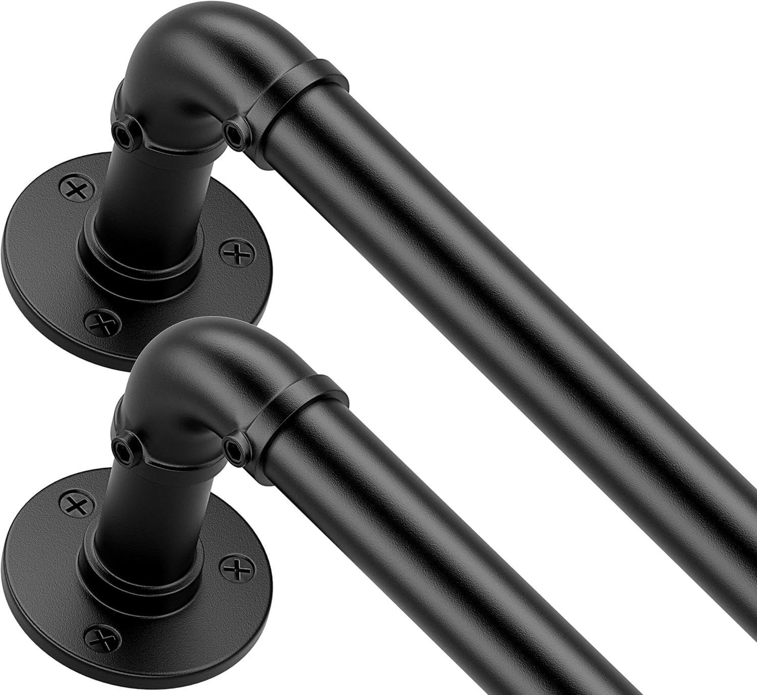 Curtain Rods for Windows 16 to 144 Inches, Heavy Duty Industrial ...