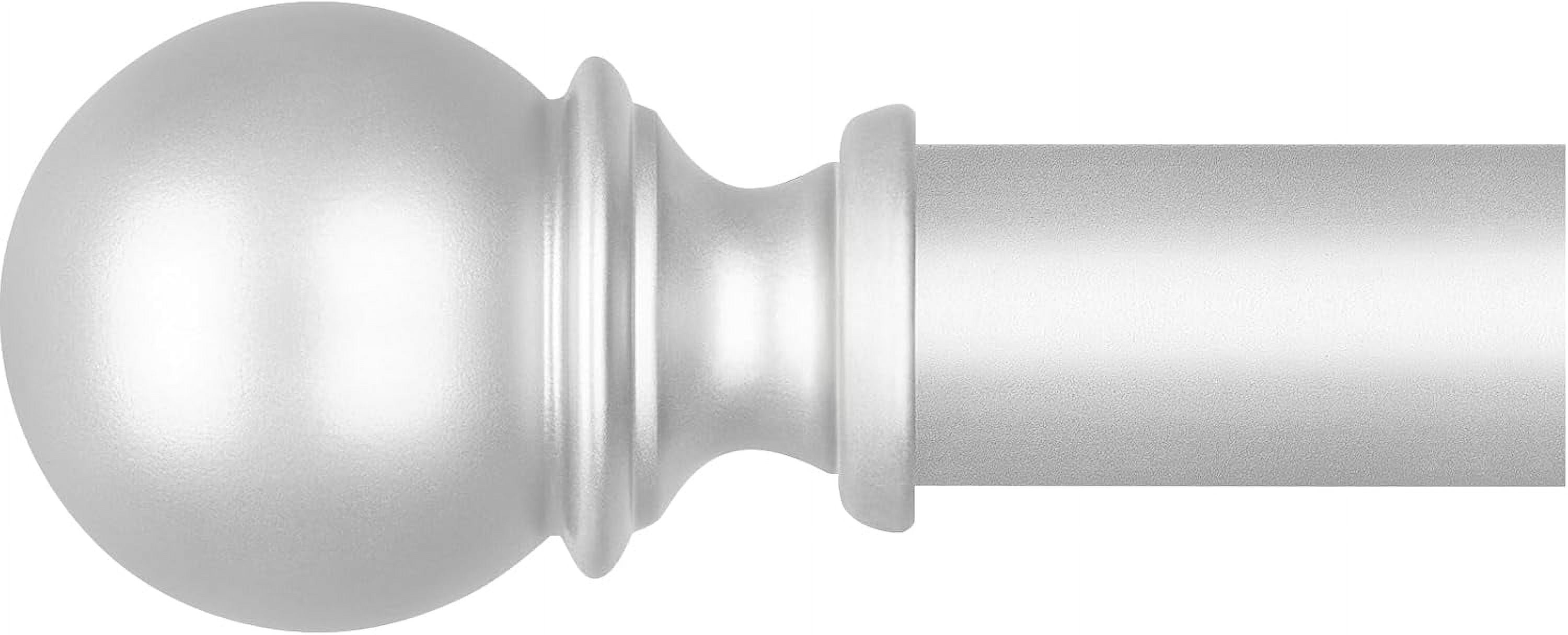 Curtain Rods for Windows 48 to 84, Adjustable Heavy Duty Wrap Around 1 ...