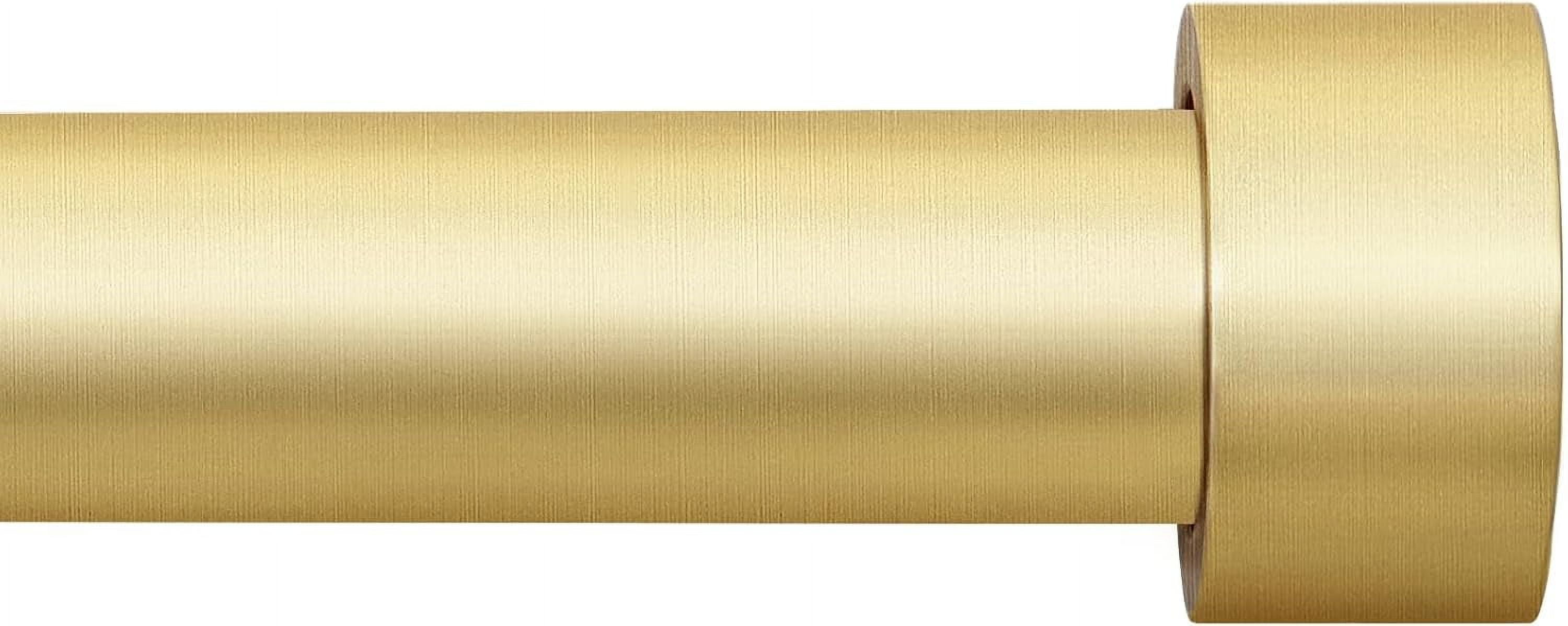 Curtain Rods for Windows 66 To 120, 1 Inch Heavy Duty Drapery Rods with ...