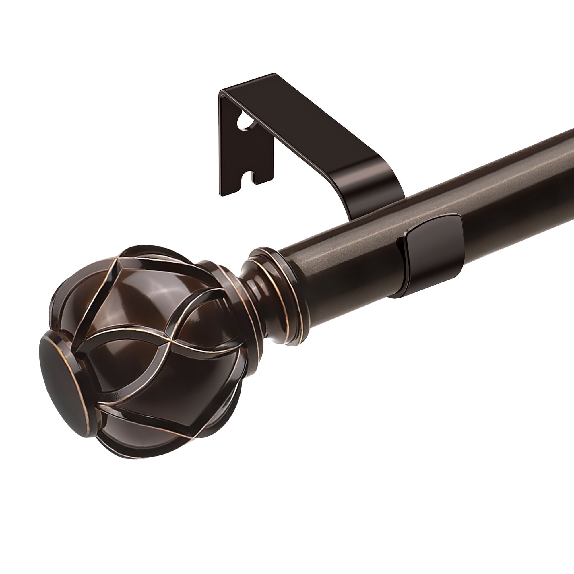 Curtain Rods for Windows 32 to 120 Inches (6-10ft) Long Heavy Duty ...