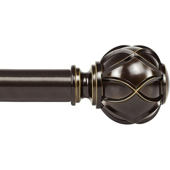 Curtain Rods for Windows 72 to 144 Inches (6-12ft) Long Heavy Duty ...