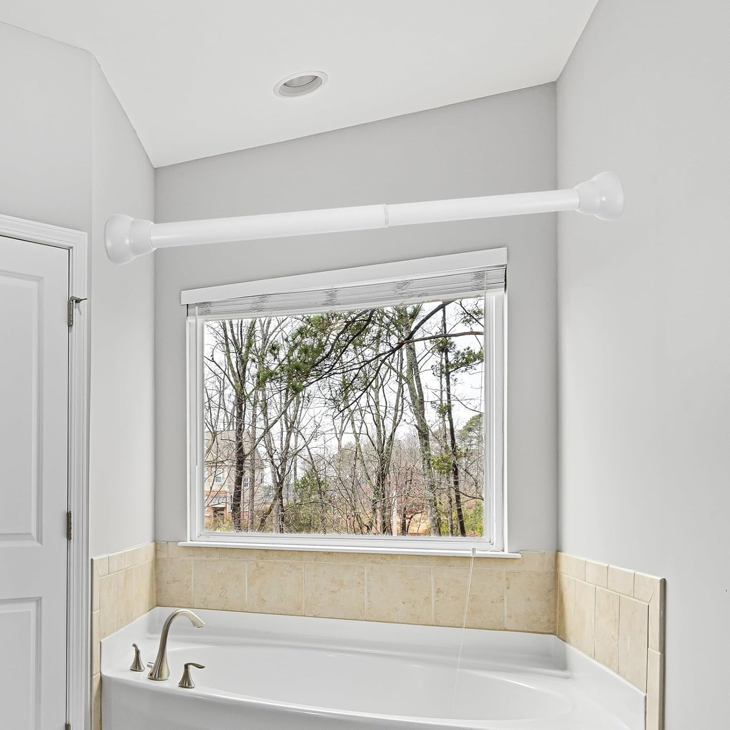 Curtain Rods For Windows, Closet Rod Cupboard Bar Shower Curtain Rods ...