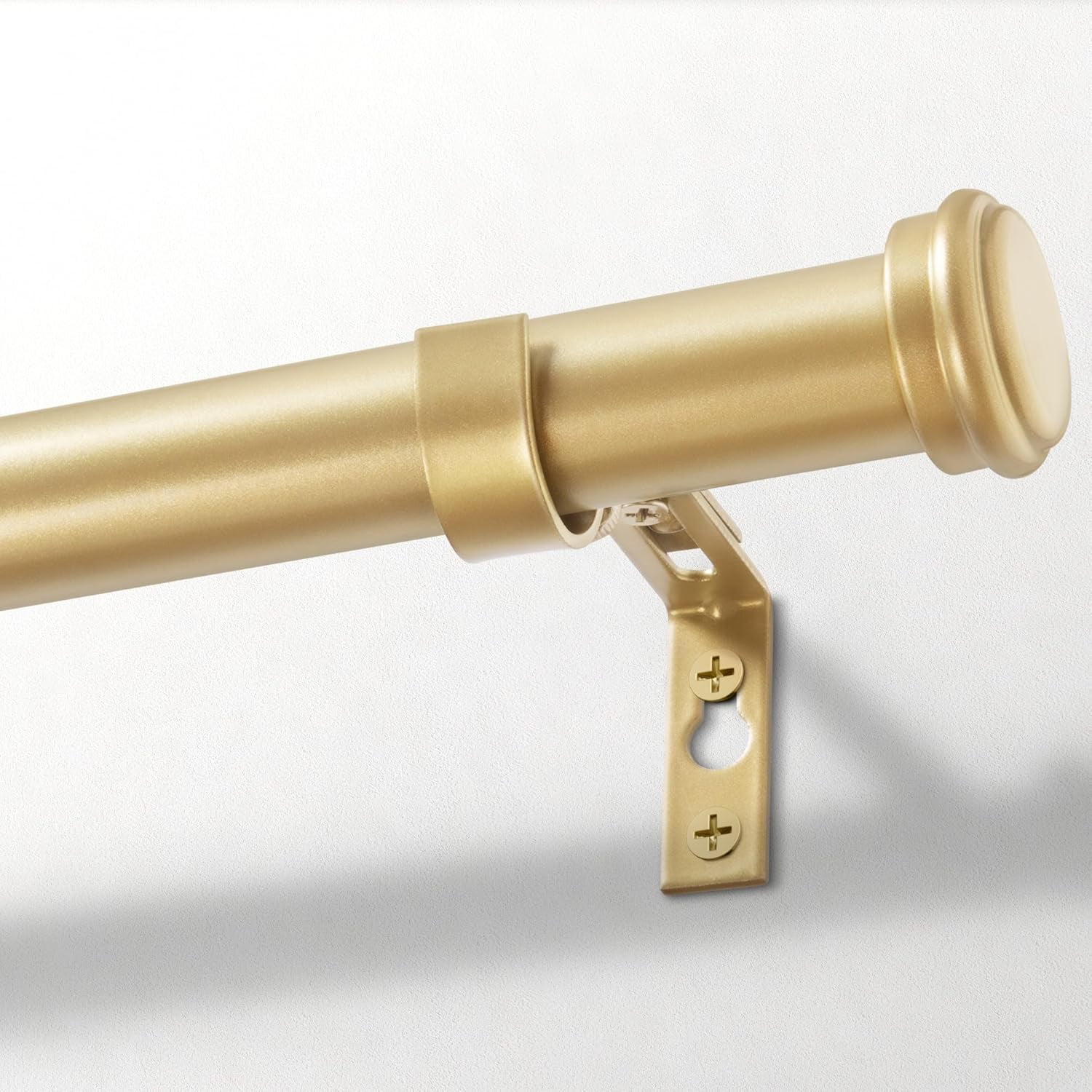 Curtain Rods for Windows 1 Inch Heavy Duty Adjustable Drapery Rods ...