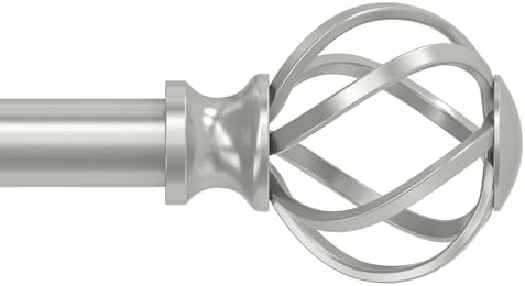 Curtain Rods for Windows 18 to 42 Inch(1.5-3.5 Feet),3/4" Diameter ...