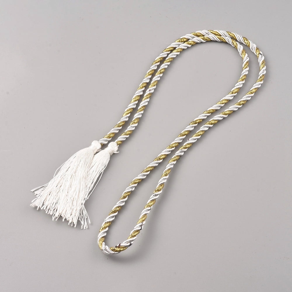 Curtain Tassel Tieback Rope for Home Window Decorations White 112cm ...
