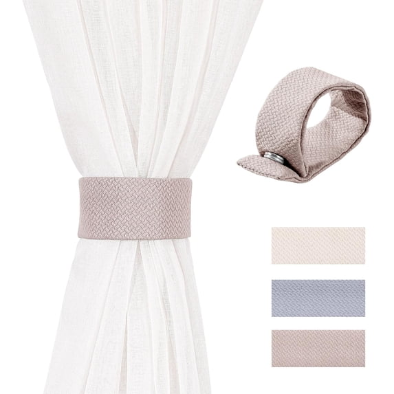 Curtain Tiebacks 2 , for Thin, Short Drapes, Not for Heavy or Long ...
