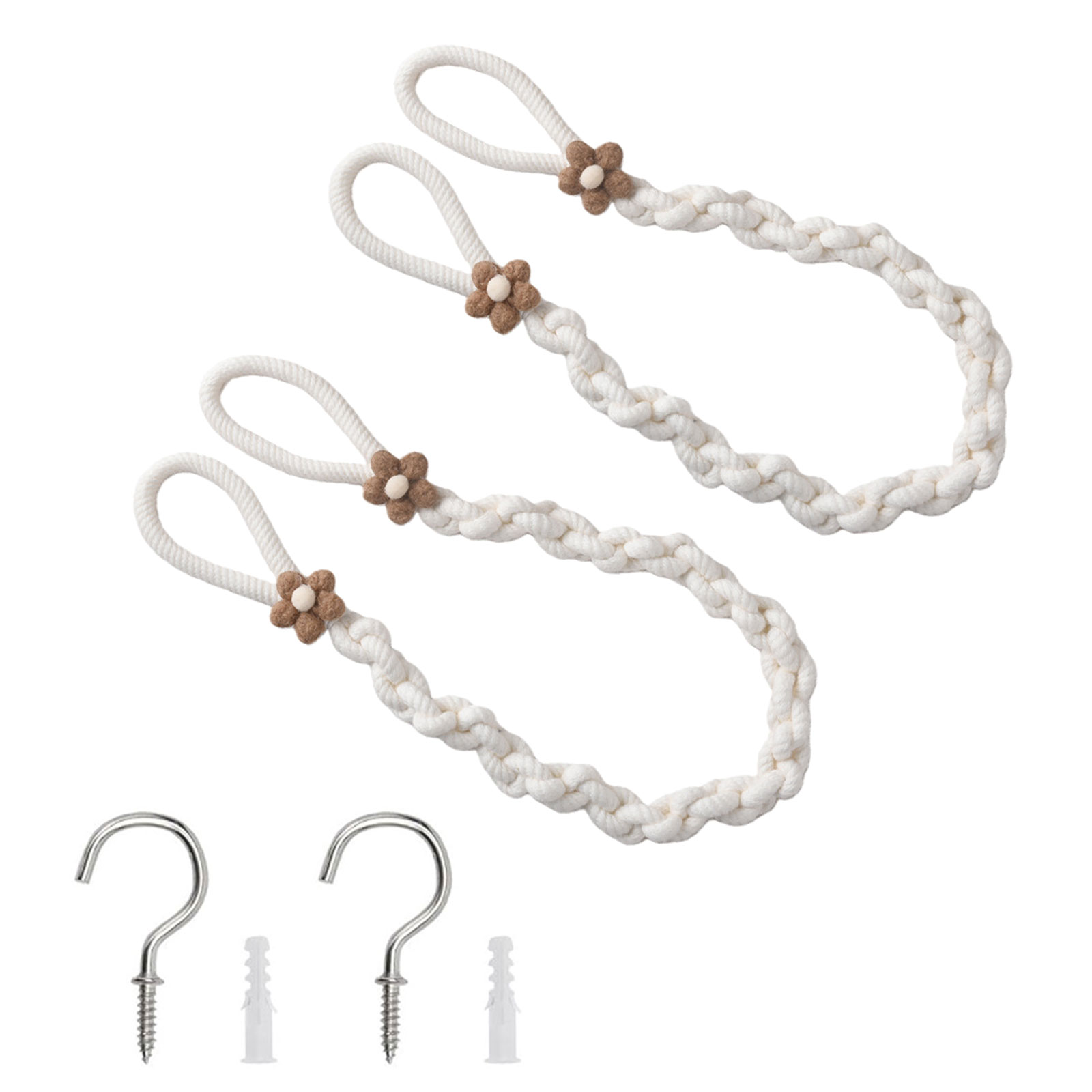 Curtain Tiebacks,Curtain Tie Backs for Curtains Drape Tieback Holder ...