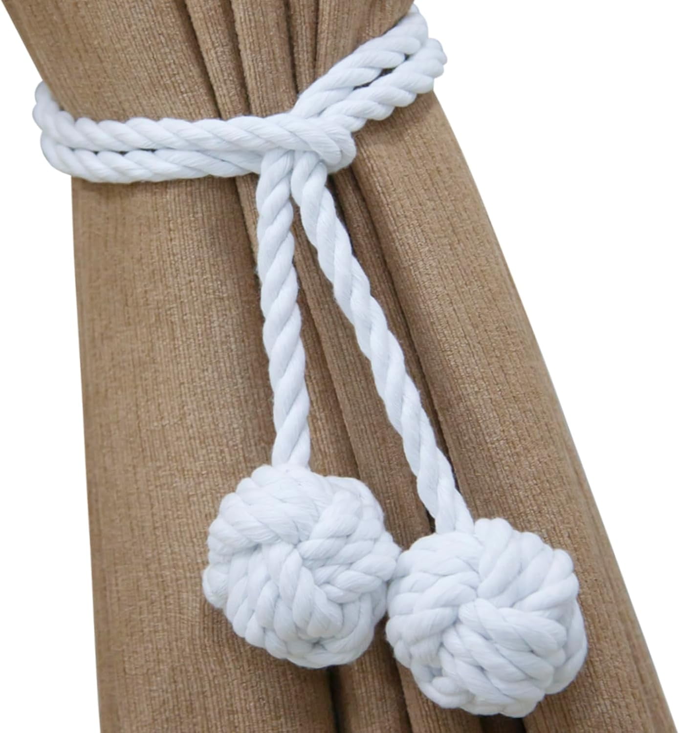 Curtain Tiebacks Rope - Premium Natural Cotton Outdoor Curtain Ties ...