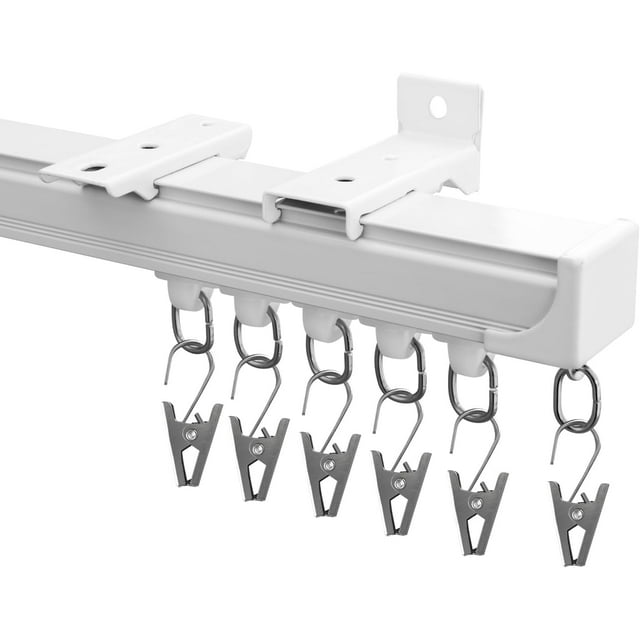 Curtain Track Ceiling Mount heavy duty sliding Curtains Tracks rails ...