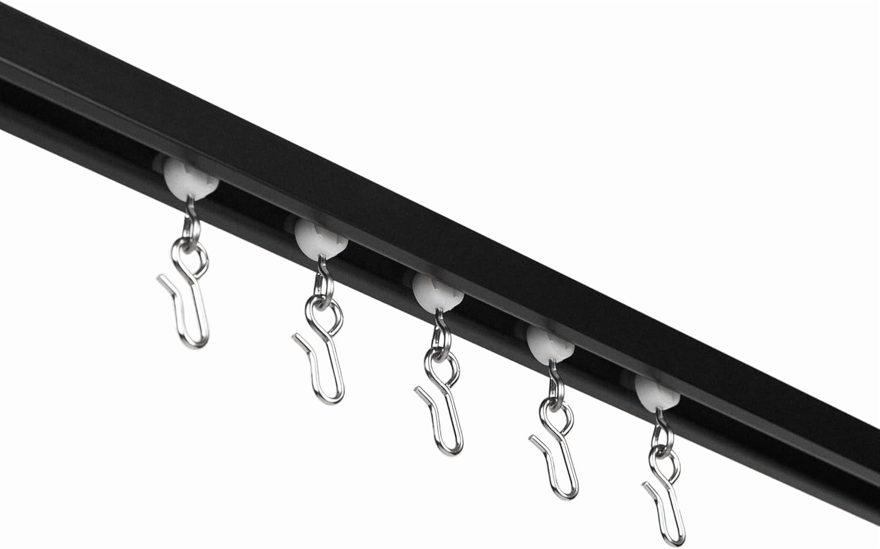 Curtain Track - Ceiling Mounted Curtain Rail for Curtains Drapes and ...