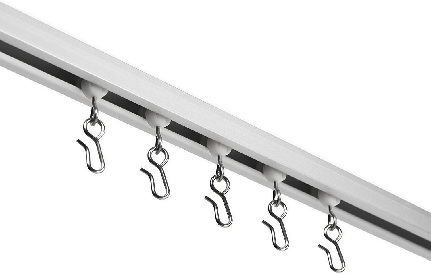 Curtain Track - Ceiling Mounted Curtain Rail for Curtains, Drapes, and ...
