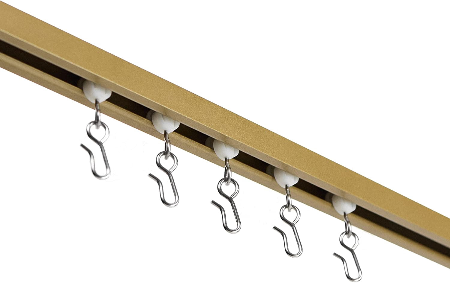 Curtain Track - Ceiling Mounted Curtain Rail for Curtains, Drapes, and ...