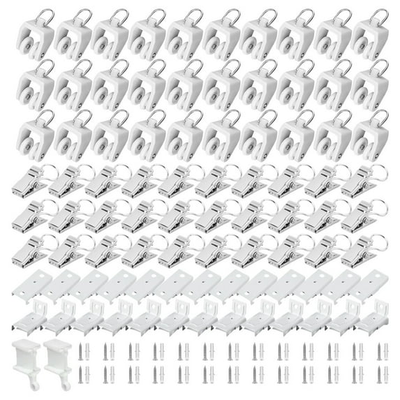 Curtain Track Fittings Set Curtain Track Accessories with Curtain Track ...