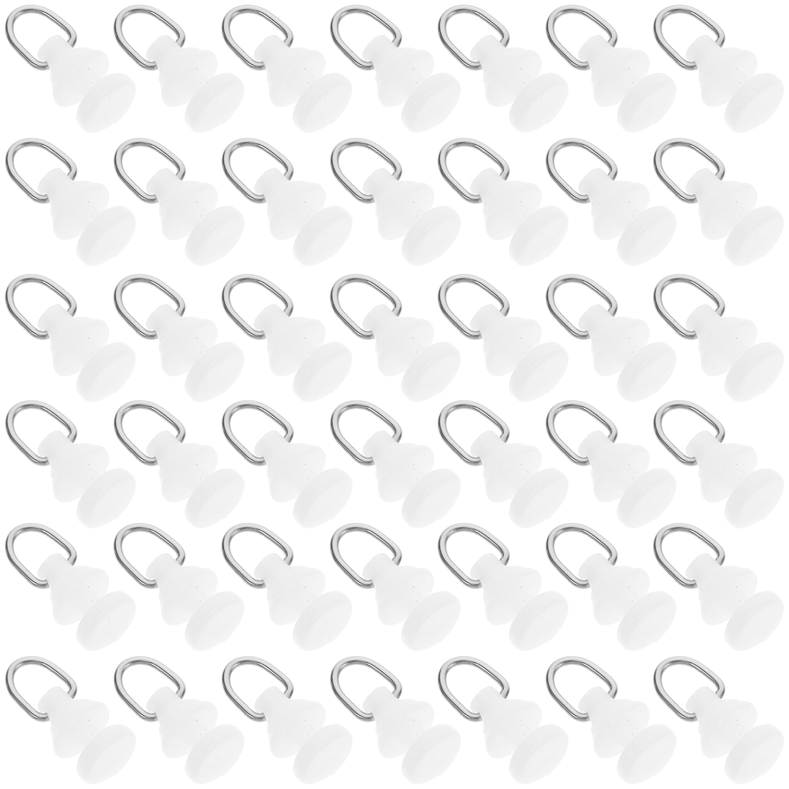 Curtain Track Rollers 50PCS Window Curtain Track Carrier Shower Curtain ...