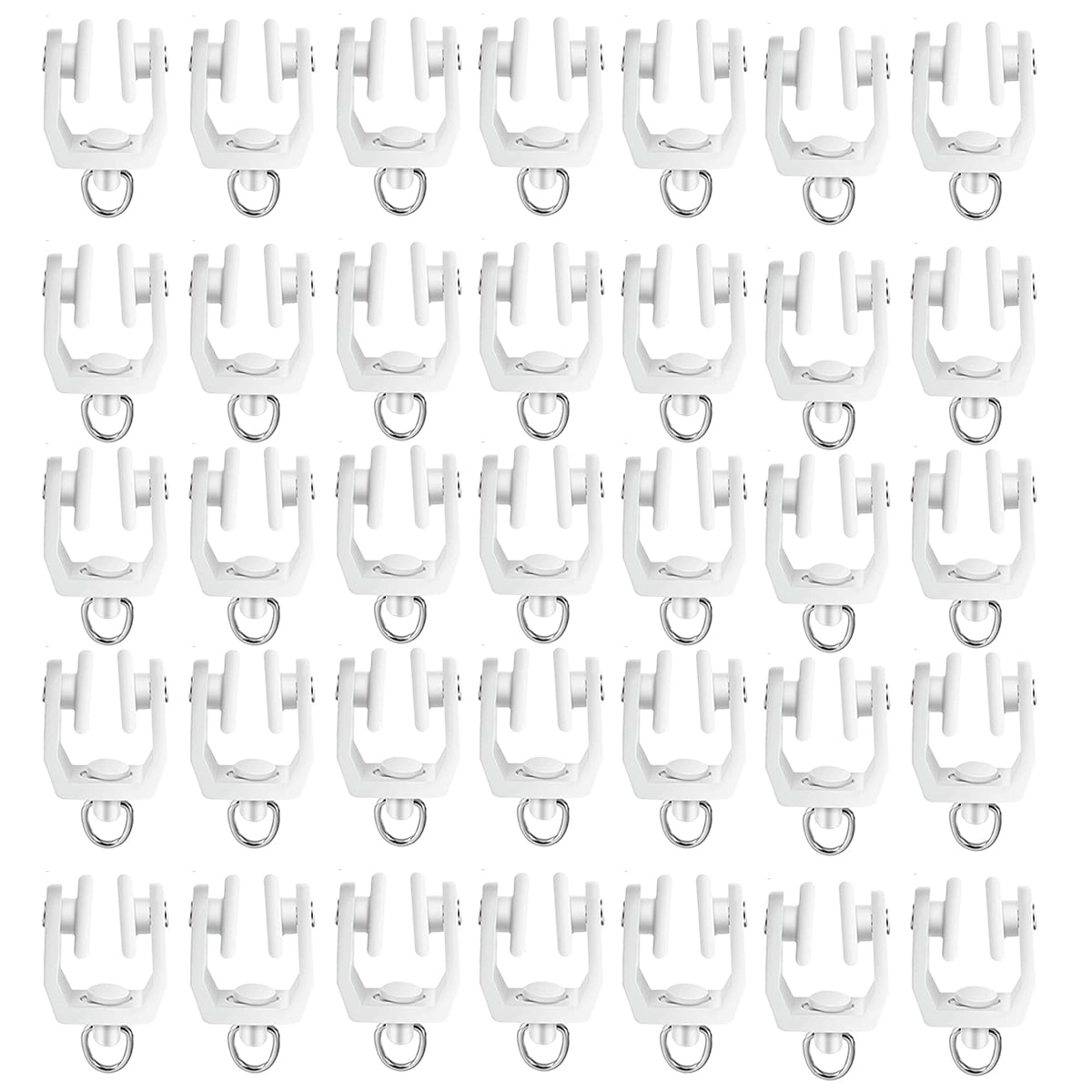 Curtain Track Rollers Ceiling Curtain Track Hooks Flexible Bendable ...