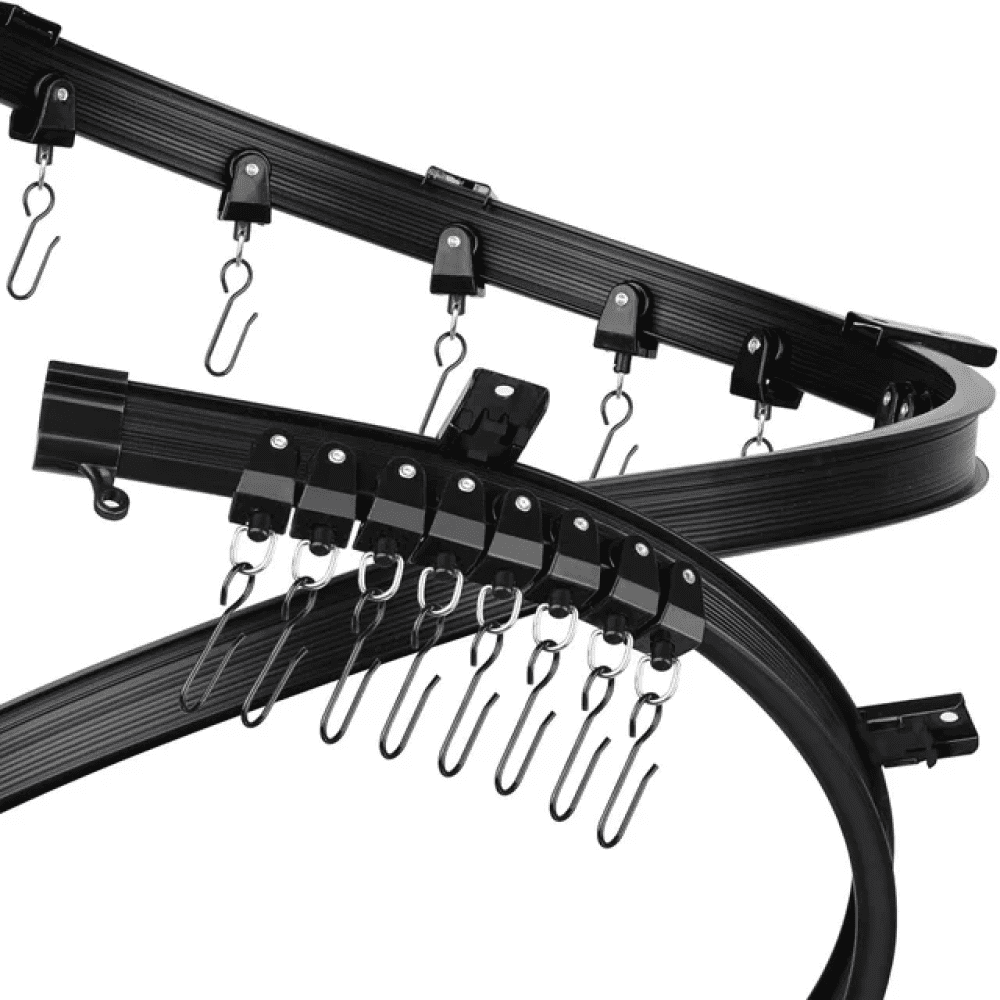 Curtain Track System, 3 Meters/ 9.8 Ft Bendable Ceiling Curtain Track ...