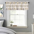 Curtain Valance for Windows, Farm Vintage Buffalo Check Bird Chic ...