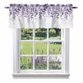 Curtain Valance for Windows, Farmhouse Eucalyptus Leaves Kitchen ...